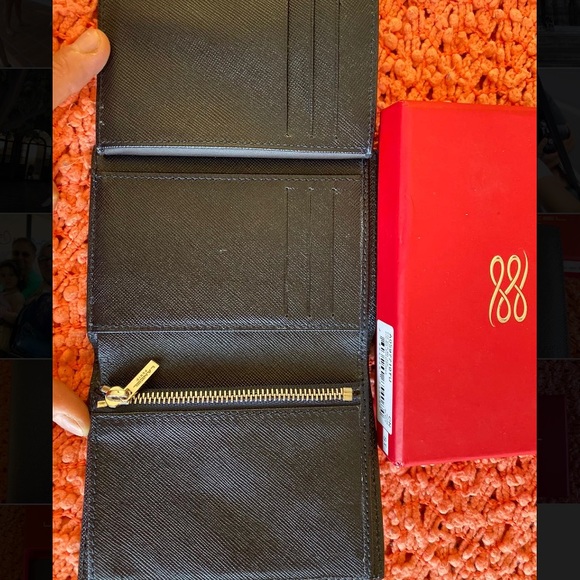 Lancel | Bags | Lancel The European Graphic De Black Mens Wallet | Poshmark